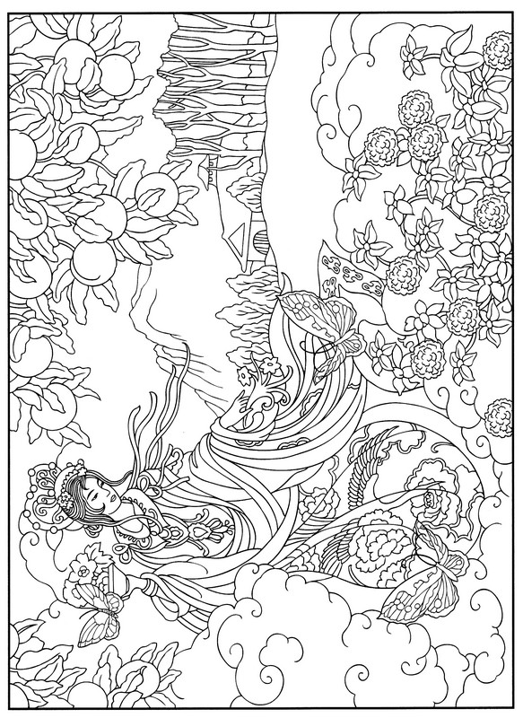 Xi Wang-Mu Coloring Page | RichardbBrunner